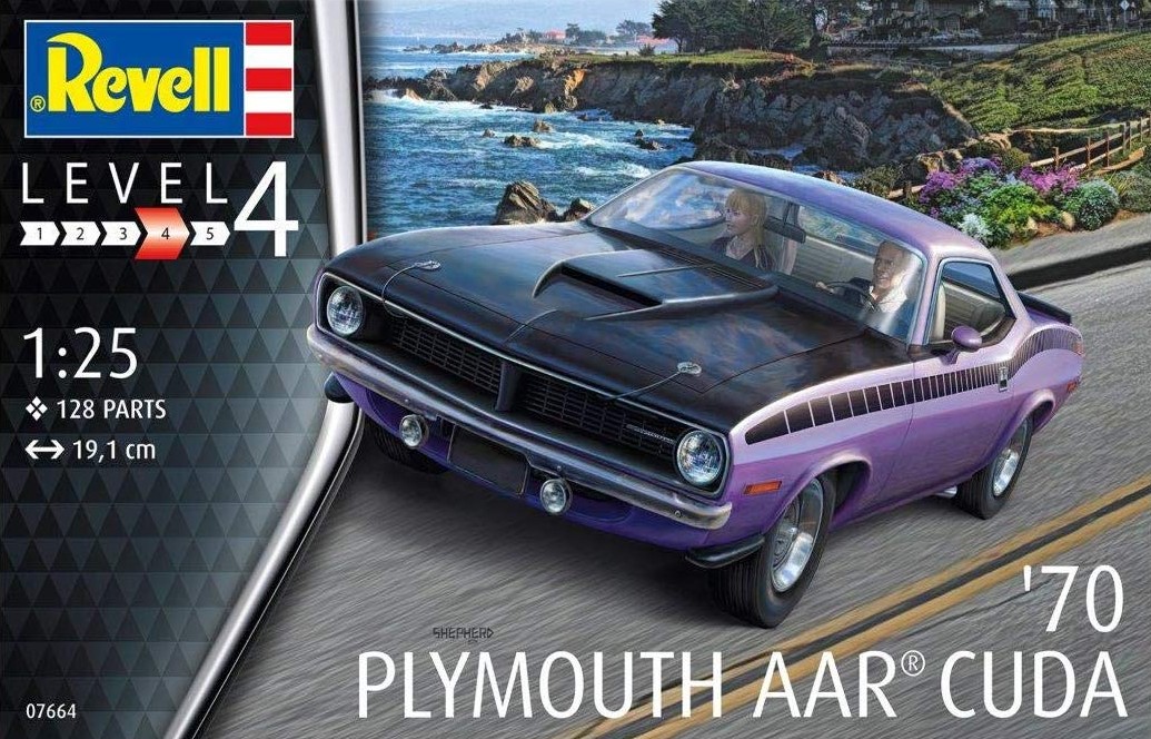 Revell 07664 – 1970 Plymouth AAR Cuda – Kitchecker Modell Journal