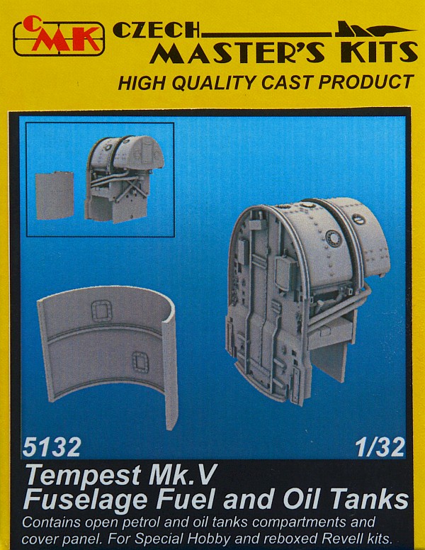 CMK 5132 – Tempest Mk.V Fuselage Fuel and Oil Tanks – Kitchecker Modell ...